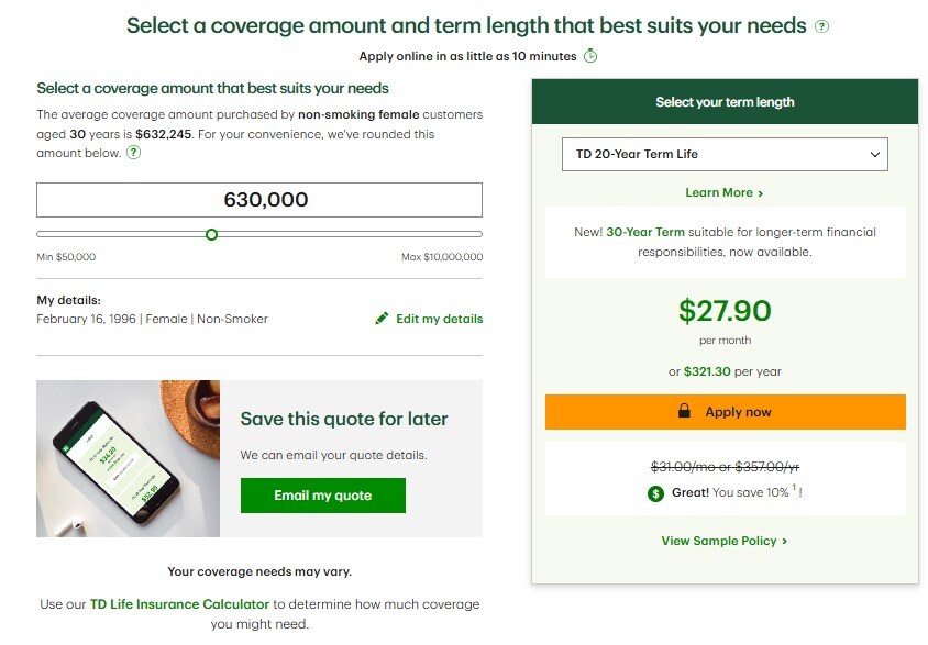 Step-by-Step Guide to TD Insurance Term Life Quote Tool